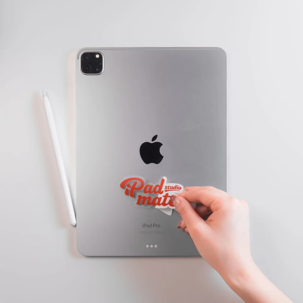 iPadmate Studioステッカー【赤】： 小中2種セット - iPadmate Studio